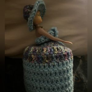 Hand Crafted | Bath | Hand Crafted Blue Mint Toilet Paper Doll Toilet ...